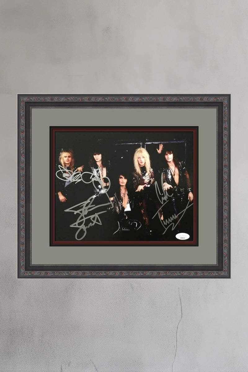Warrant Band Signed Photo – The Million Dollar Gallery